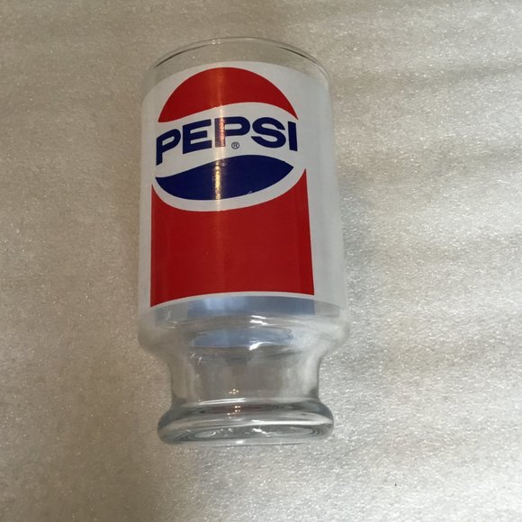 Pepsi | Accents | Vintage Pepsicola Advertising Drinking Glass | Poshmark